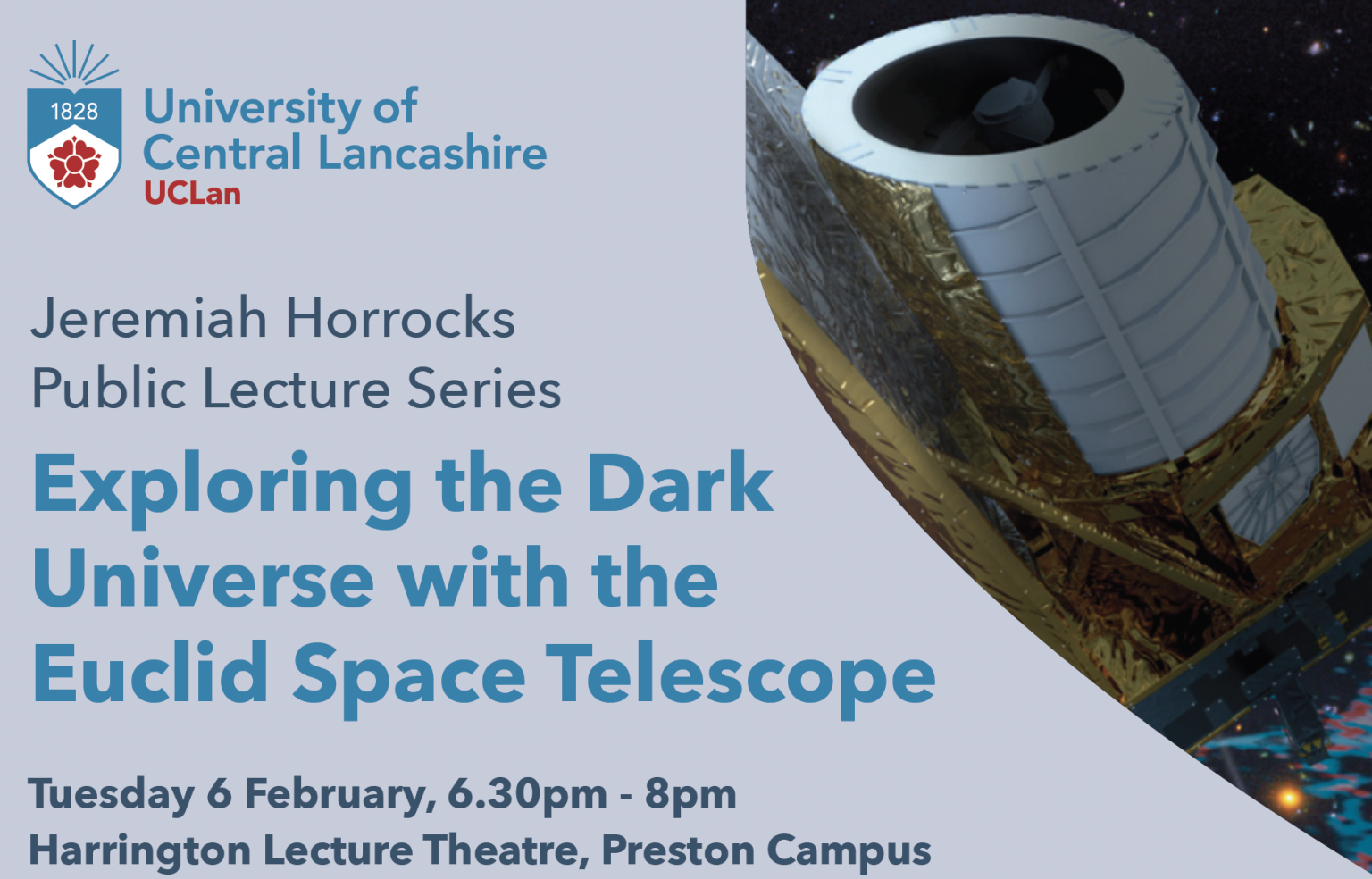 Winter Jeremiah Horrocks Lecture: Exploring the Dark Universe with the ...